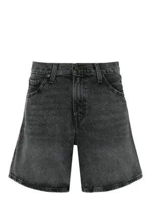 LEVI'S High-rise Denim Shorts - Black