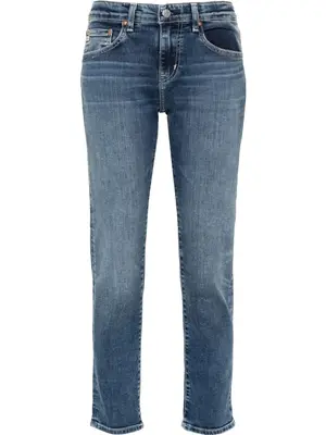 Ag Ex-boyfriend Slim Mid-rise Jeans - Blue