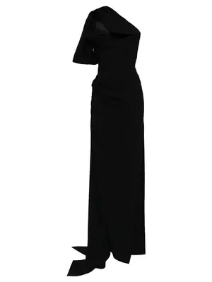 Maticevski One-shoulder Maxi Dress - Black