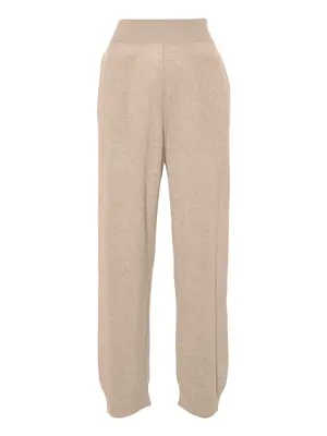 Stella McCartney Regenerated Cashmere Track Pants - Neutrals