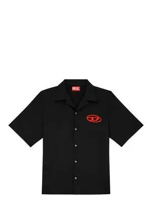 DIESEL S-mac Organic Cotton Shirt - Black