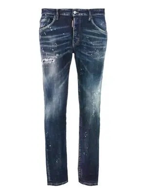 Dsquared2 Distressed Skinny Jeans - Blue