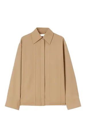 JIL SANDER Jil Sander Pointed-Collar Wool Shirt