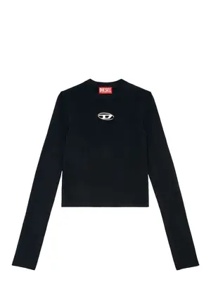 DIESEL A-valari Long-sleeved T-shirt - Black