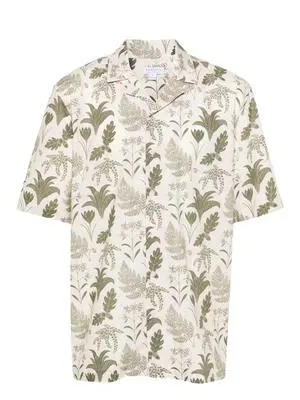 SUNSPEL X Katie Scott Leaf-print Shirt