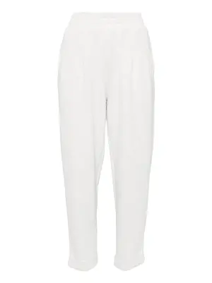 Varley Mélange-effect Tapered Trousers - Grey