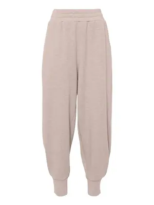 Varley Mélange-effect Tapered Trousers - Neutrals
