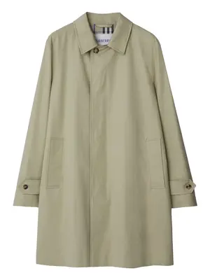 Burberry Burberry Cotton Gabardine Coat Neutrals