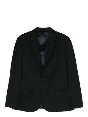 BOTTER Single-breasted Wool Blazer - Black