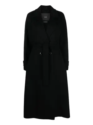 Max Mara Adda Double-breasted Cashmere Coat - Black