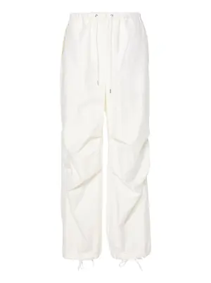 Acne Studios Drawstring Wide-leg Trousers - White