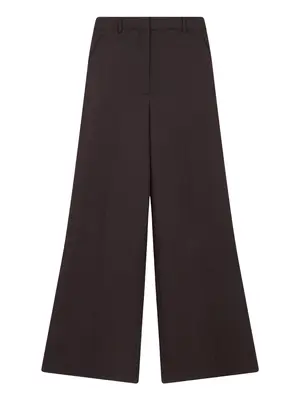 Stella McCartney Wool Flared Trousers - Brown