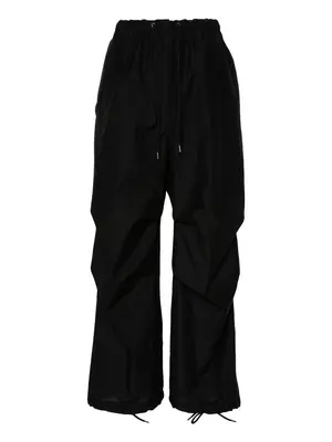 Acne Studios Drawstring Wide-leg Trousers - Black