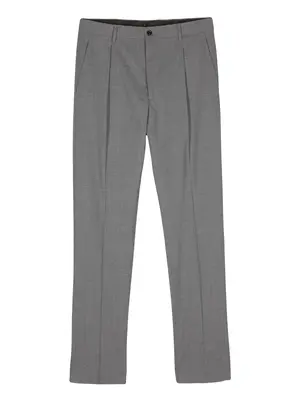 MOORER Vieste Pleated Trousers - Grey