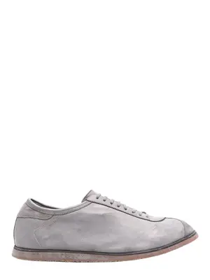 Guidi Lace-up Leather Sneakers - Grey