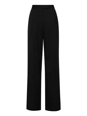 Oscar De La Renta Tailored Straight-leg Trousers - Black