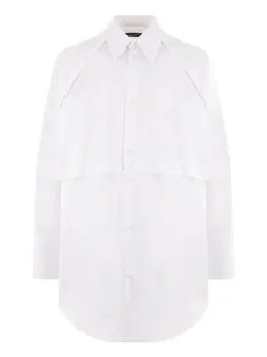 FEDERICO CINA Layered Cotton Shirt - White