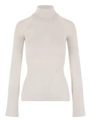SA SU PHI Ribbed-knit Jumper - White