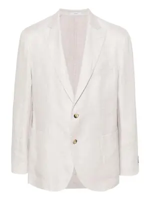 Boglioli K Interlock-twill Suit Jacket - Neutrals