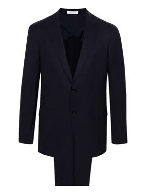 Boglioli Twill Virgin-wool Suit - Blue