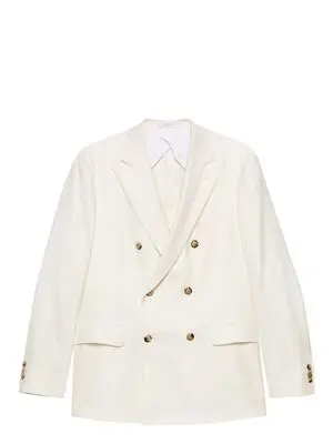 Boglioli Double-breasted Blazer - White