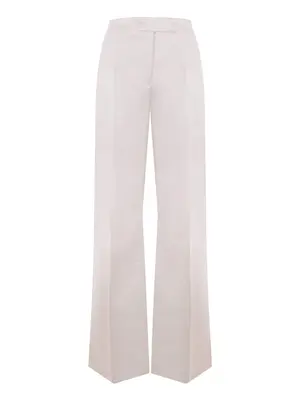 SA SU PHI Andrea Straight-leg Trousers - White
