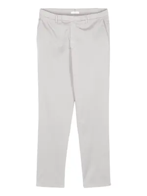 Boglioli Pressed-crease Straight-leg Trousers - Grey