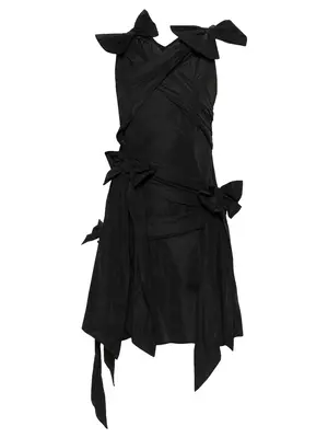VIKTOR & ROLF Viktor & Rolf Draped Bow-Detail Mini Dress