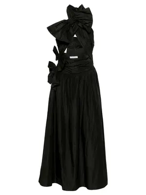 Viktor & Rolf Bow-detail Maxi Dress - Black