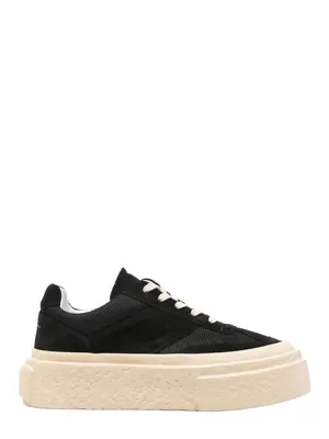 MAISON MARGIELA Gambetta Suede Sneakers - Black