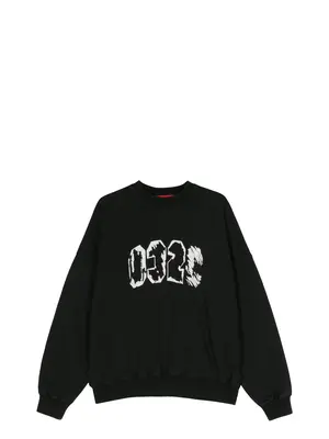 032C Eternal Bubble Logo-print Sweatshirt - Black