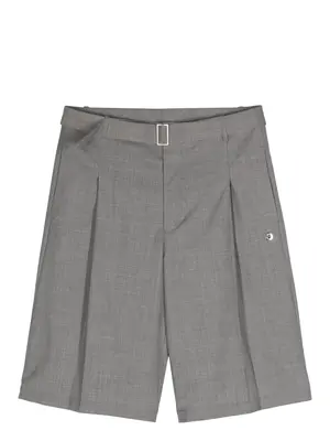 ÉTUDES STUDIO Cooper Wool Pleated Shorts - Grey