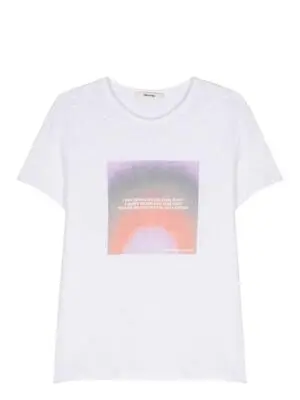 Zadig&Voltaire X Greta Bellamacina Toby Photoprint T-shirt - White