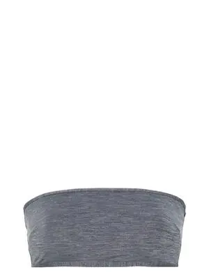 TOTEME TOTEME Mélange-Effect Bikini Top Grey