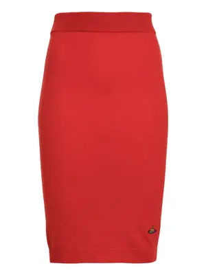VIVIENNE WESTWOOD Bea Knitted Skirt - Red