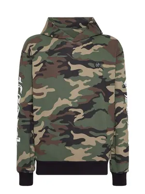 PHILIPP PLEIN Camouflage-Pattern Hoodie