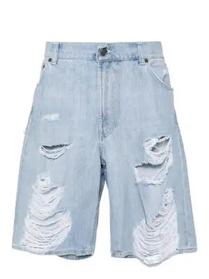 DONDUP Mid-rise Denim Shorts - Blue