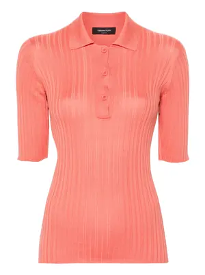 FABIANA FILIPPI Fabiana Filippi Ribbed Polo Shirt