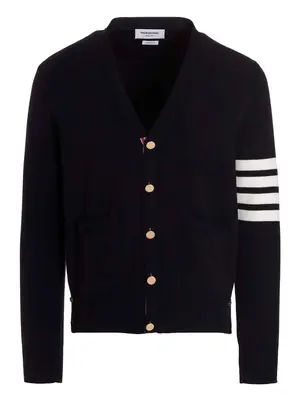 Thom Browne 4-bar Cardigan - Blue