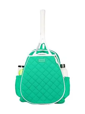 AME & LULU Game On Tennis Quilted Backpack - Green