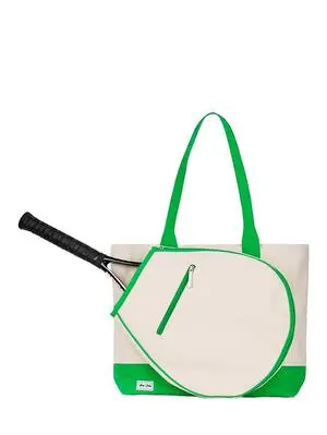 AME & LULU Volley Tennis Tote - Natural Green
