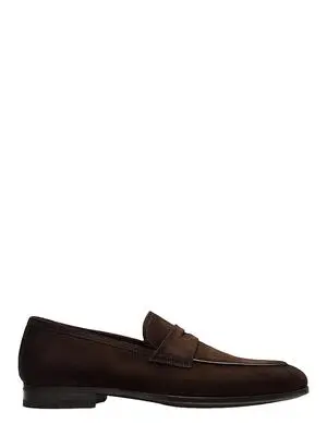 Magnanni Malcolm Suede Loafers - Midbrown