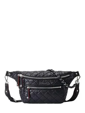 Mz Wallace Small Crosby Sling Bag - Black/light Gold
