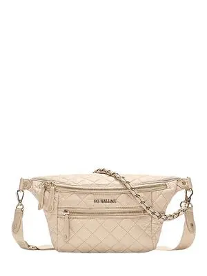 Mz Wallace Small Crosby Sling Bag - Buff/light Gold