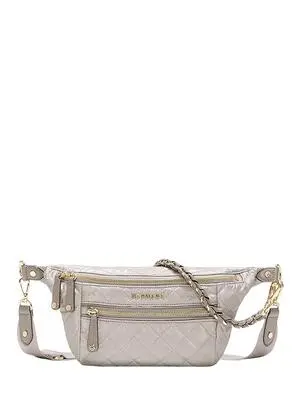 Mz Wallace Small Crosby Sling Bag - Sable Pearl/light Gold