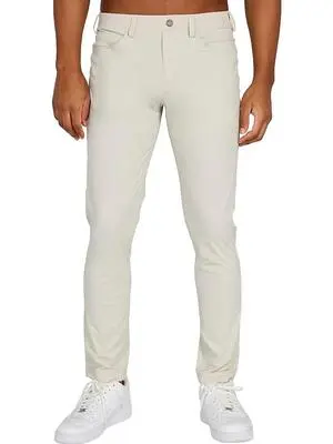REDVANLY Kent Pull-on Trousers Stone