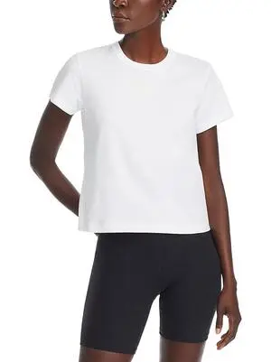 Alexander Wang Essential Shrunk Logo Tee - White