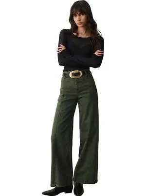 Free People We The Free Libre Wide-Leg Jeans Thyme