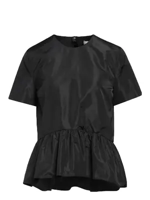 MSGM Taffeta Top - Black