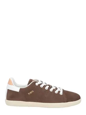 TOD'S Leather Low-top Sneakers - Brown